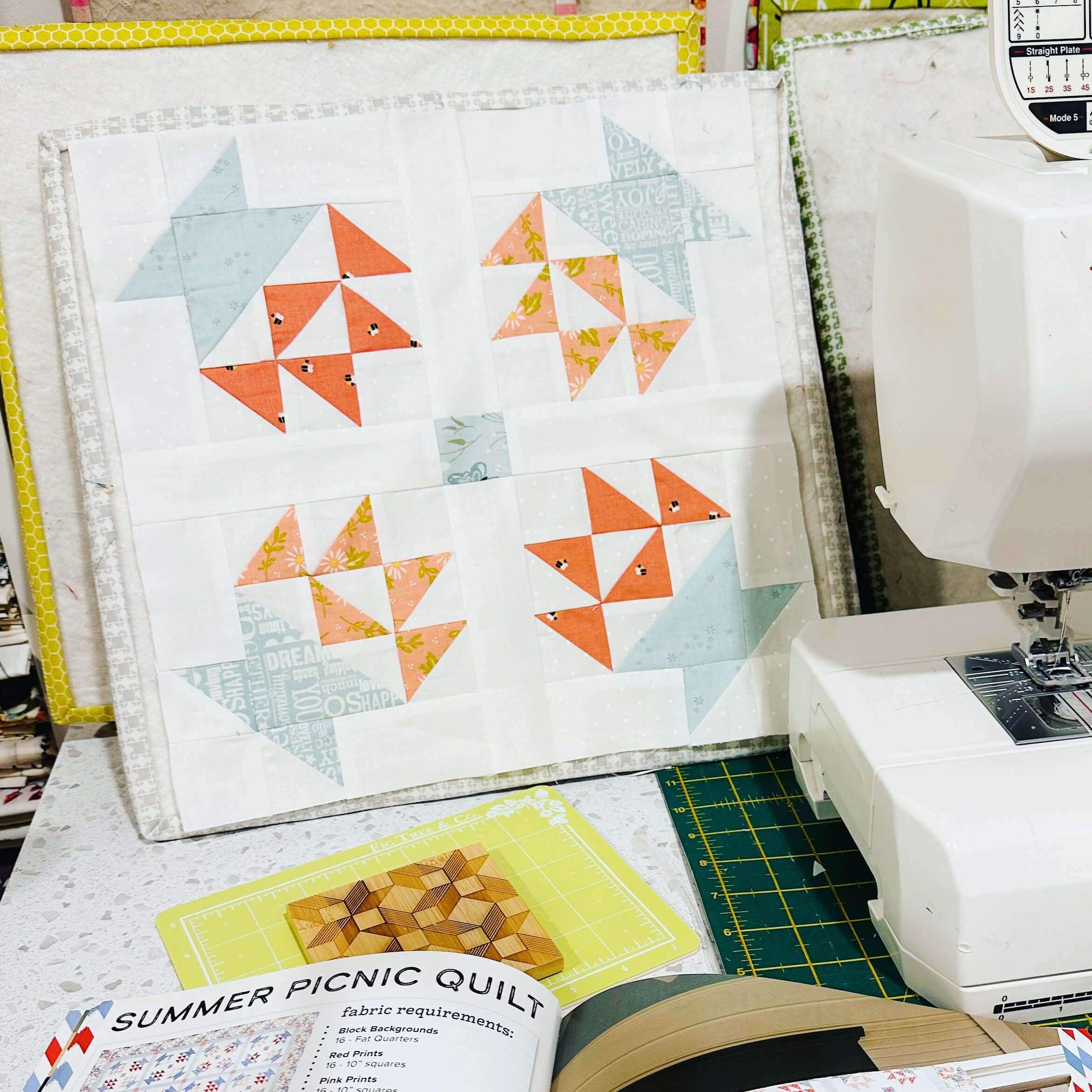 Summer Memories Basket Quilt - The Little Mushroom Cap: A Quilting Blog