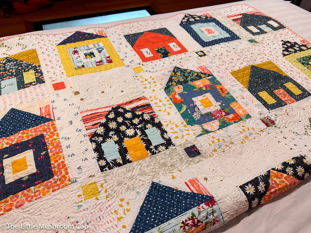 Sweet Home Quilt Finished! - The Little Mushroom Cap: A Quilting Blog