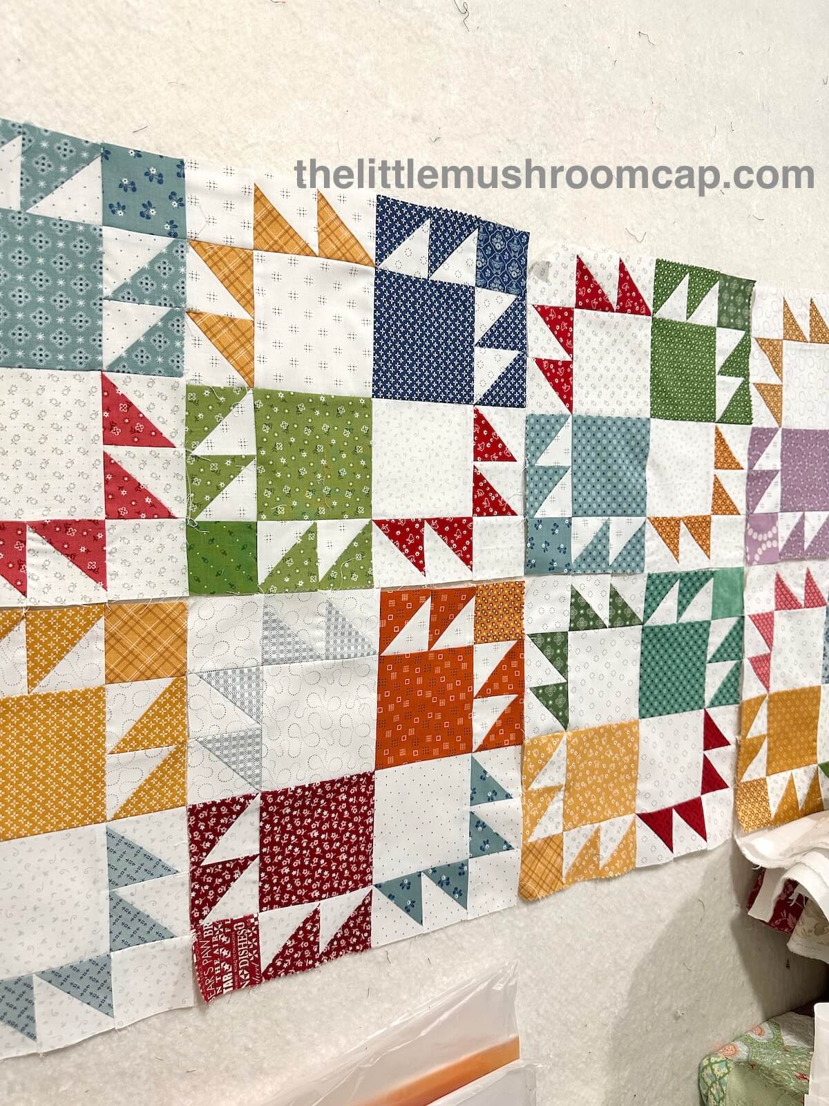 New start and Progress - Prairie Home Quilt Project - The Little ...