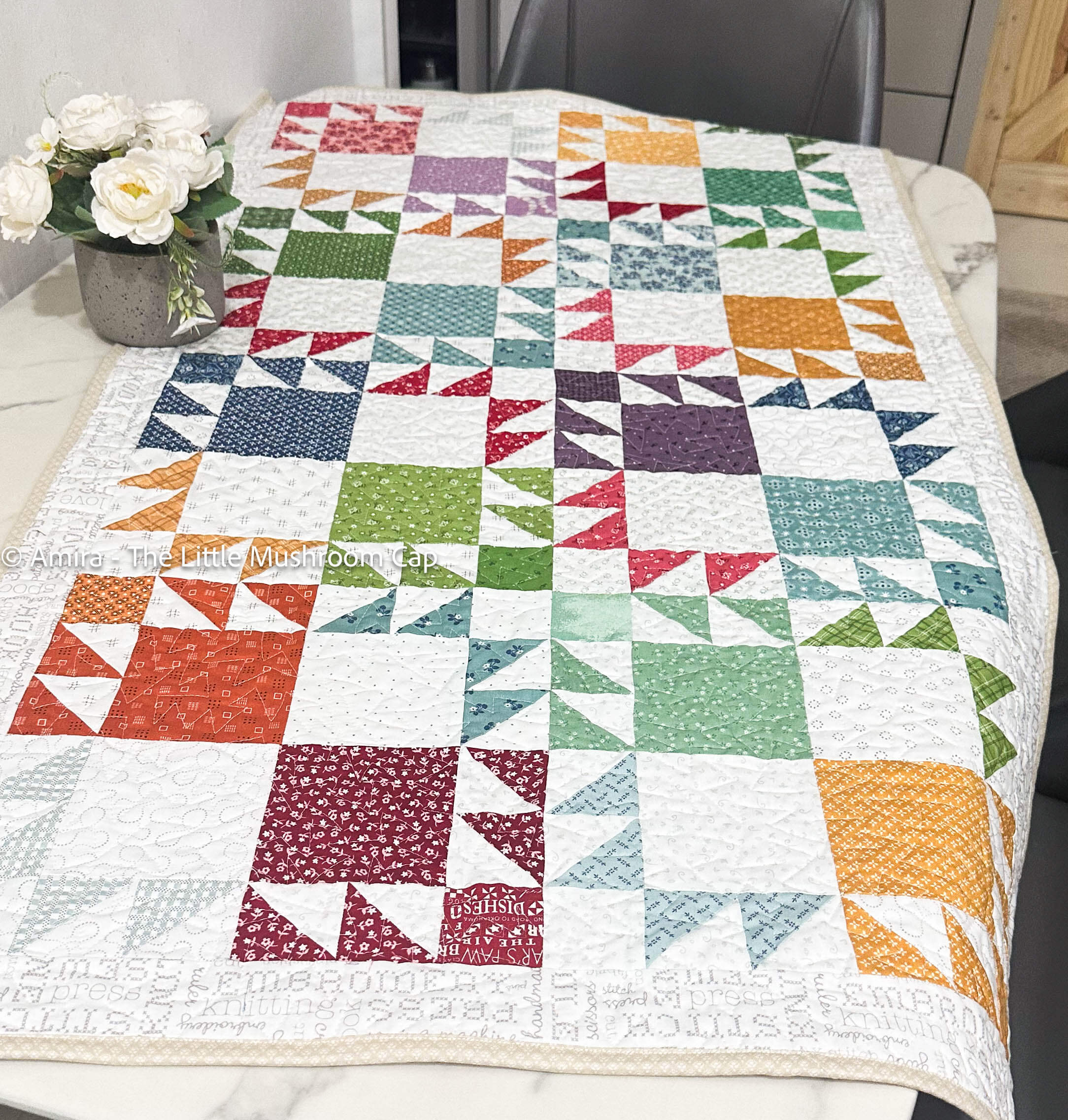 Quilted Runner - Prairie Home Quilt Book - The Little Mushroom Cap: A ...